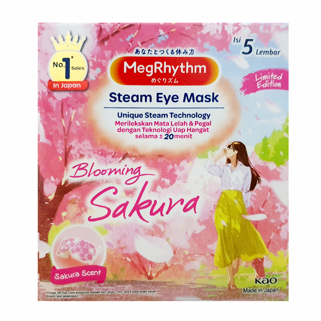 Jual Megrhythm Steam Eye Mask Box (5pcs) | Shopee Indonesia