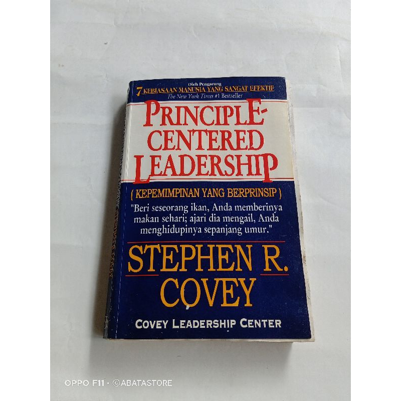 Jual BUKU PRINCIPLE CENTERED LEARDERSHIP STEPHEN R COVEY | Shopee Indonesia