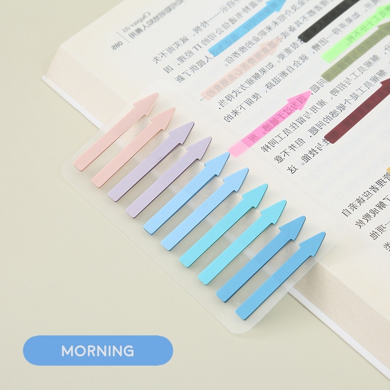Jual Sticker Note Transparant Panjang Warna Warni Tahan Air - Sticky ...