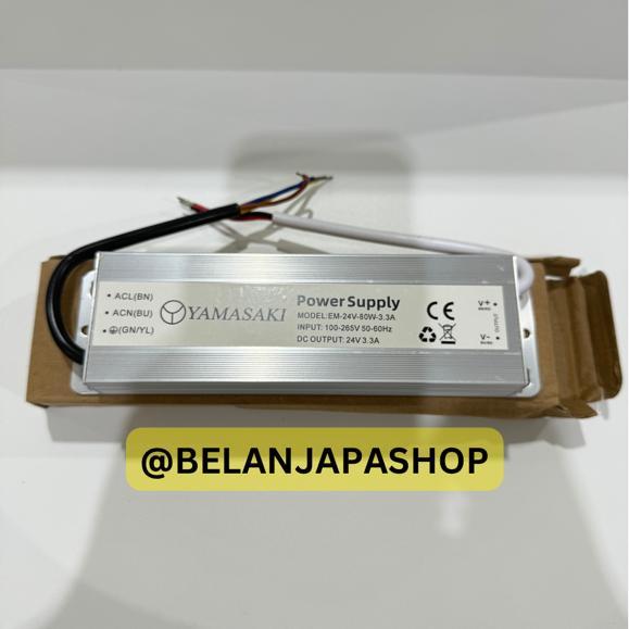 Jual Trafo Power Supply Outdoor Waterproof 24V 80W 3,3A FULL POWER 1000 ...