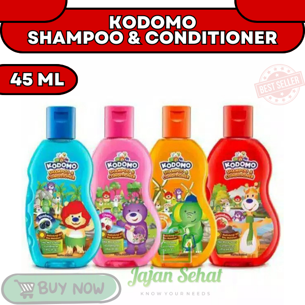 Jual Kodomo Shampoo & Conditioner Gel 45ml Botol | Shopee Indonesia