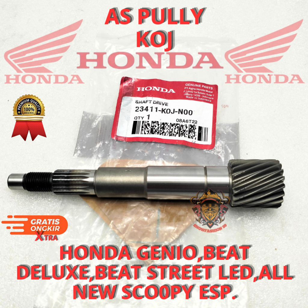 Jual AS PULLY HONDA GENIO KOJ AS PULLY BELAKANG BEAT DELUXE ,BEAT ...
