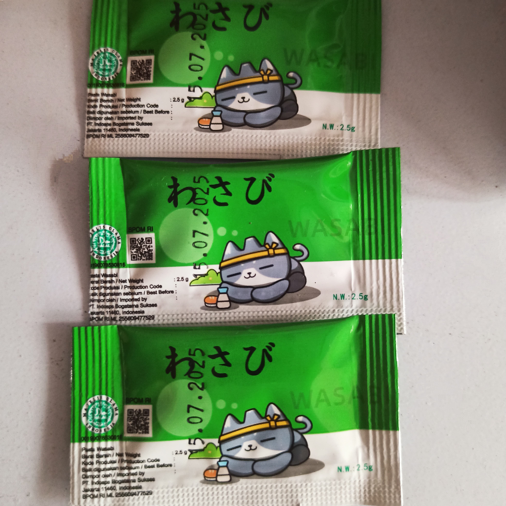Jual wasabi pasta sachet 2,5 gr | Shopee Indonesia