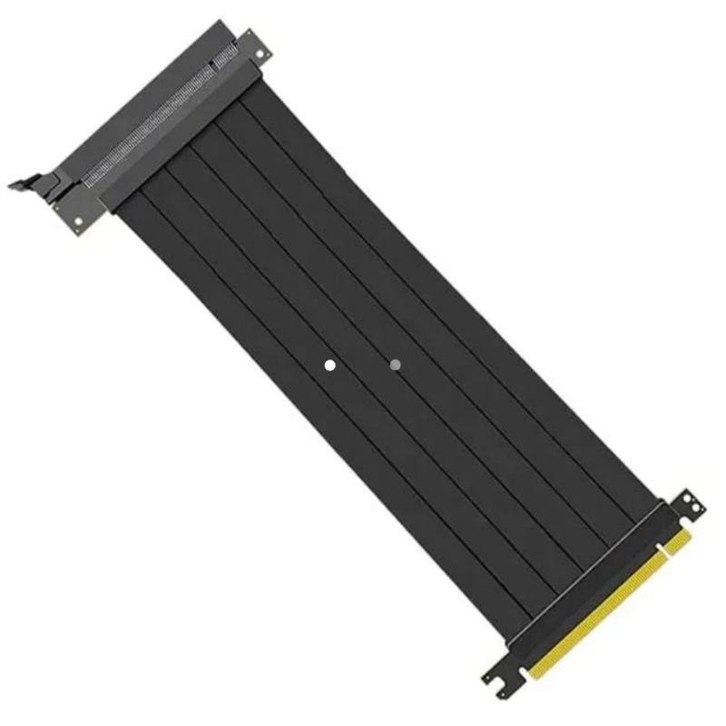 Jual PCIE Riser 4.0 x16 Flexible Card Extension GPU Vertical | Shopee ...