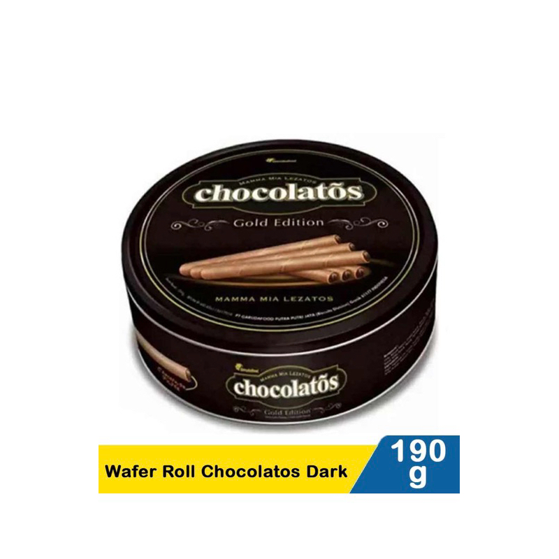 Jual Wafer roll chocolatos gold edition 350 g | Shopee Indonesia