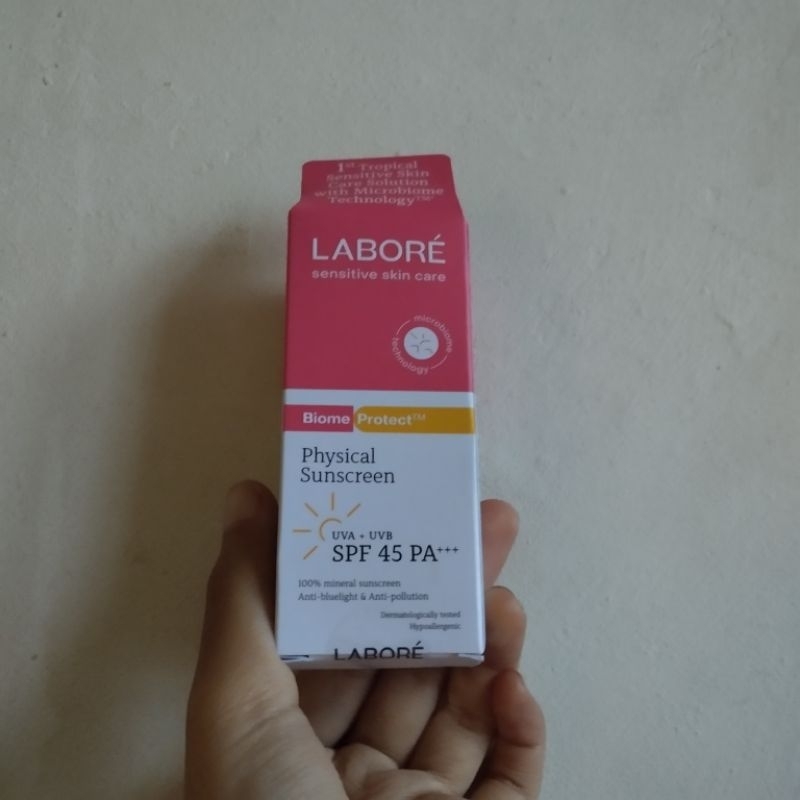 Jual LABORE Physical Sunscreen SPF 45 PA+++ 10ml | Shopee Indonesia
