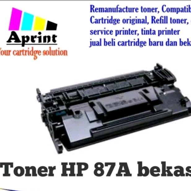 Jual Toner bekas hp 87a kosongan original cartridge printer laserjet | Shopee Indonesia