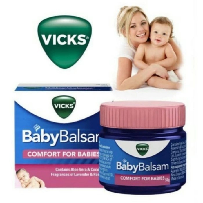 Jual Vicks Baby Balsam Obat Oles Anak Kemasan 50gram Melegakan ...