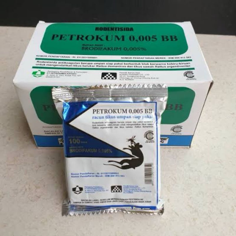 Jual Racun tikus petrokum umpan obat tikus permen tikus mati kering ...