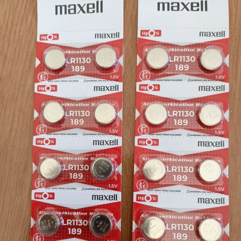 Jual baterai maksell LR 1130 alkaline battery | Shopee Indonesia