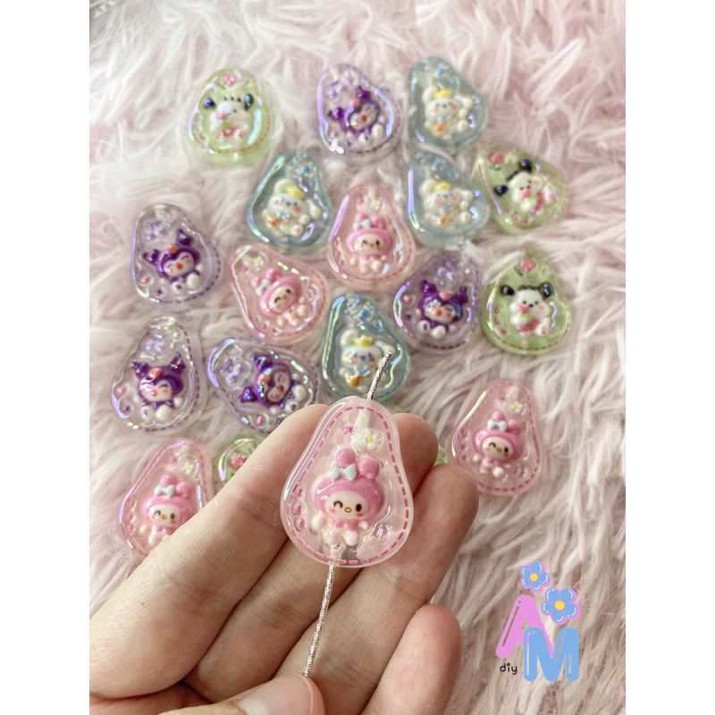 Jual Beads Mote Manik Sanrio Bentuk Pear / Manik Mote / Bead Manik ...