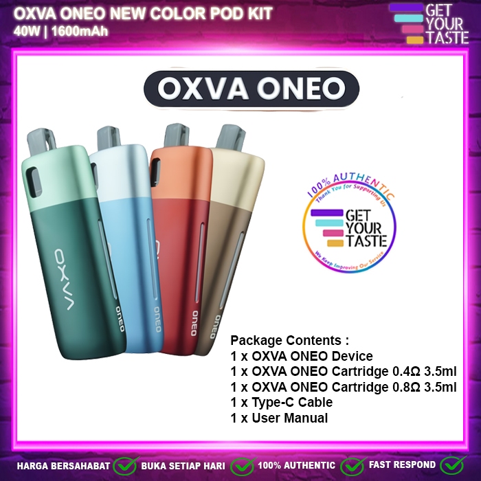 Jual OXVA ONEO 40W 1600 Pod Kit New Color Authentic by Oxva Tech ...