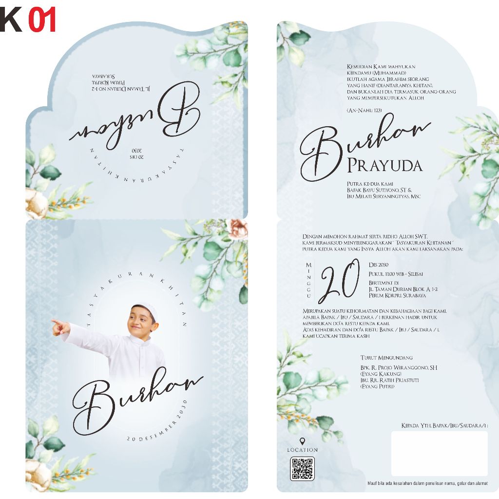 Jual undangan sunatan murah | Shopee Indonesia