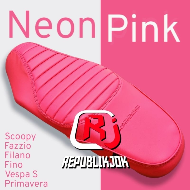 Jual Kulit Jok Motor Pink Neon Scoopy, Fazzio, Filano, Lx/Vespa s 125 ...