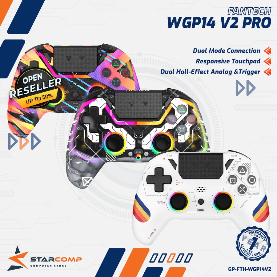 Jual Fantech WGP14 V2 Nova Pro Gamepad Multi Platform Wireless Joystick ...