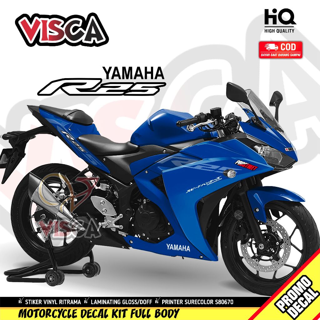 Jual Decal R25 Full Body Decal Yamaha R25 Old Stiker R25 Full Body ...