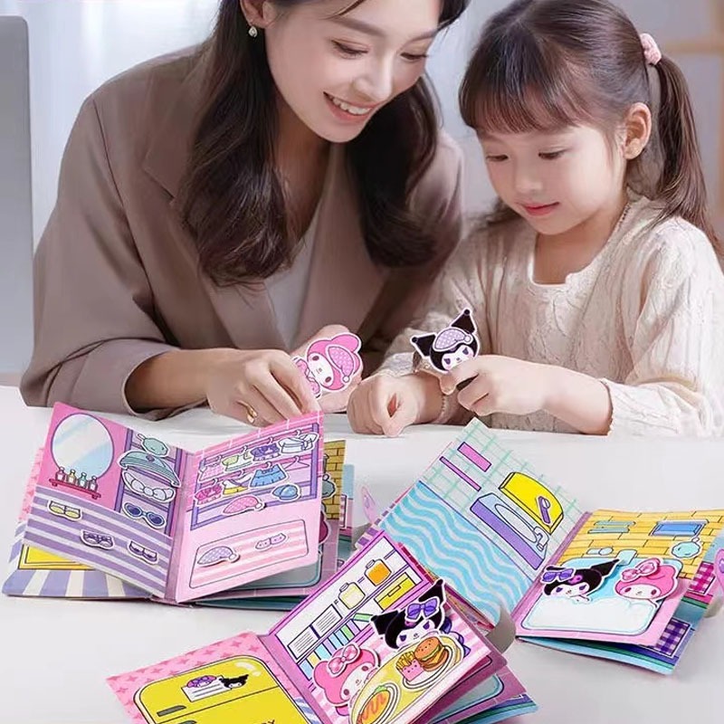 Jual Kuromi Cinnamoroll Quiet Book Diy Mainan Sanrio Mainan Edukasi ...