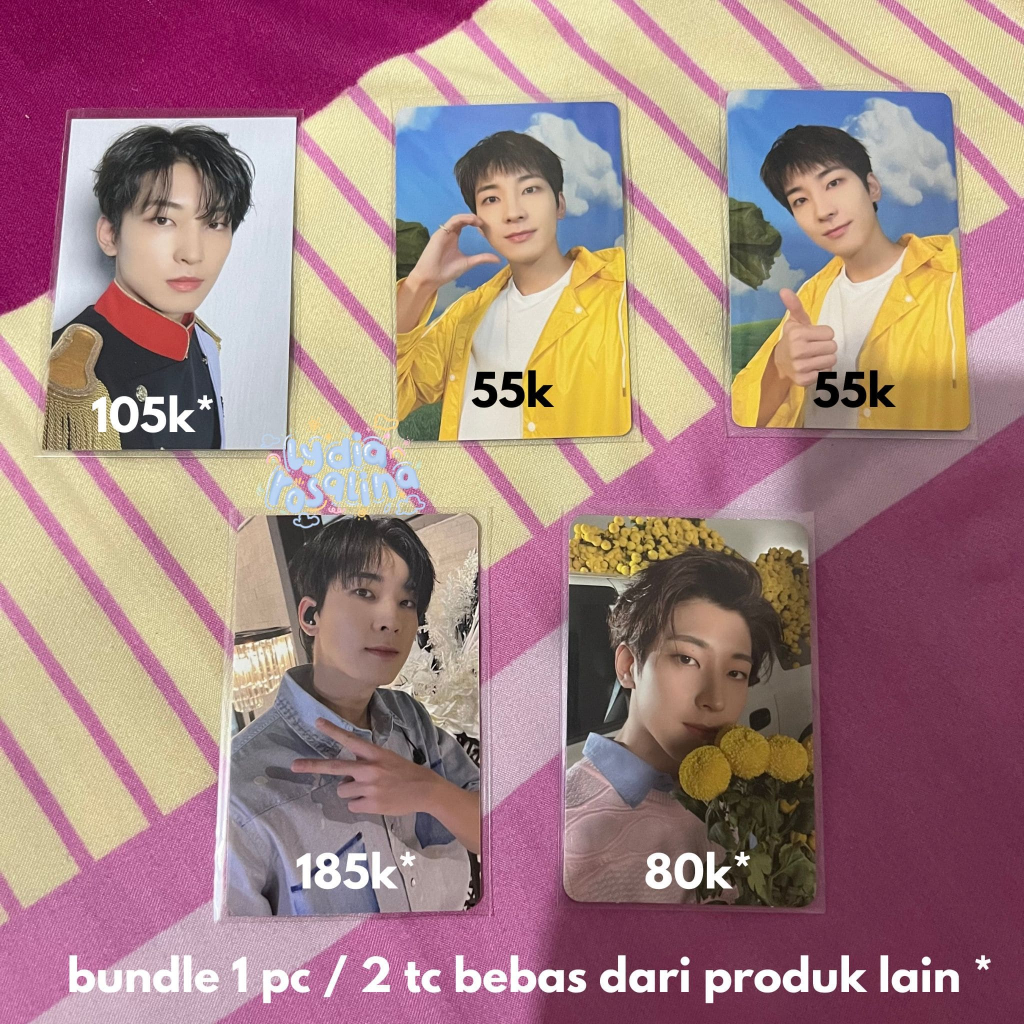 Jual SEVENTEEN WONWOO PHOTOCARD OFFICIAL CAFE IN SEOUL PRINCE LD SECTOR 17 YOCO BUNGA CARVER ...