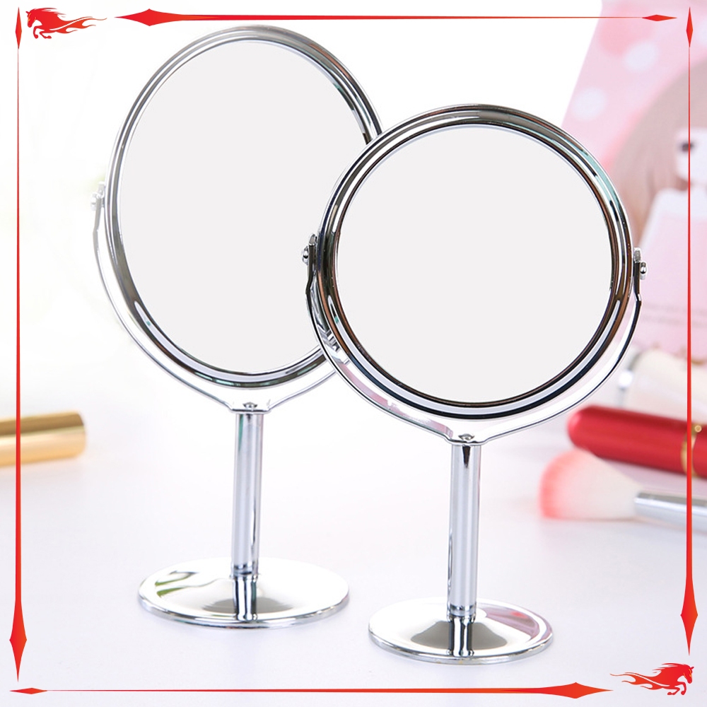 Jual TOP908 Kaca Cermin Makeup Putar 360 / Kaca Cermin 2 Sisi Stainless ...