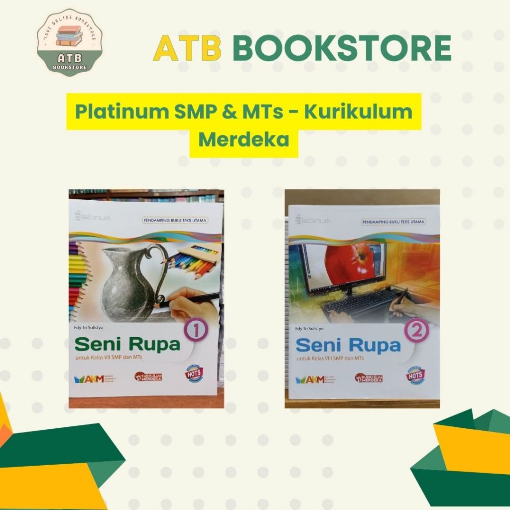 Jual Buku Seni Rupa Kelas 7, 8, 9 SMP/MTS Kurikulum Merdeka - PLATINUM | Shopee Indonesia