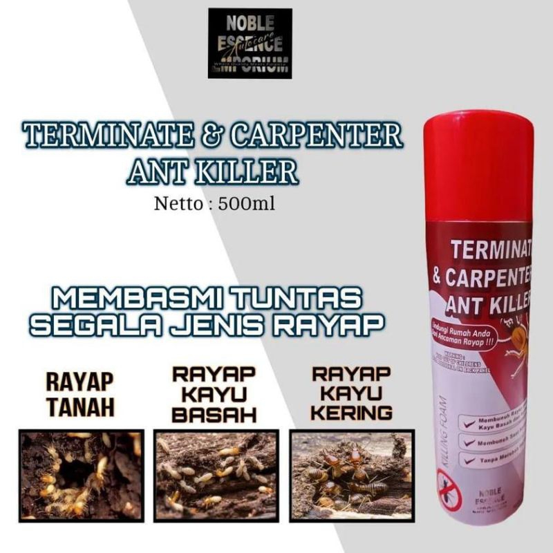Jual Noble Terminate & Carpenter Ant Killer Obat Anti Rayap Semprot ...