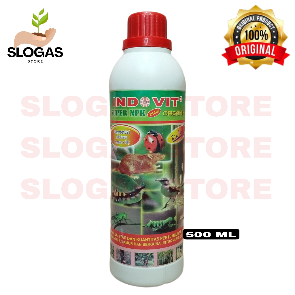 Jual Indovit @500 ML - Pupuk Organik Cair Super NPK Plus | Shopee Indonesia