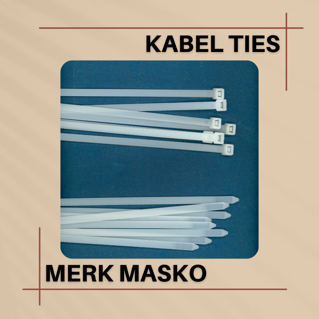 Jual Kabel Ties Putih MASKO Isi 100 pcs | Shopee Indonesia