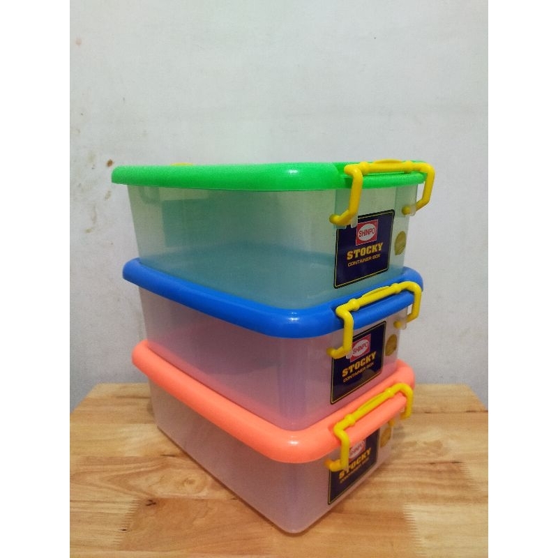 Jual Container Box Shinpo 8Liter Stocky SIP 123-2 / Storage Box / Kotak ...