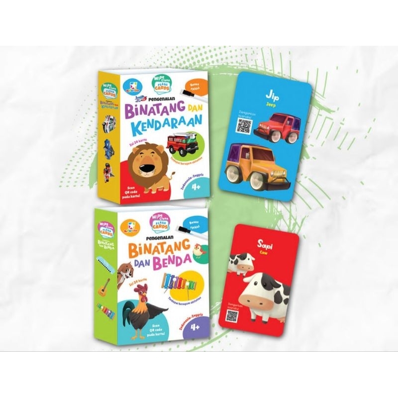 Jual Buku Anak Oopredoo Seri WIPE CLEAN FLASH CARDS | Shopee Indonesia
