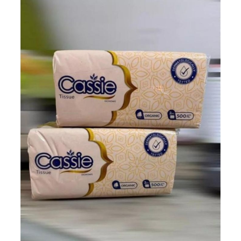Jual TISSUE CASSIE BROWN 500 SHEET 2PLY/LAPIS (TISU ORGANIK) | Shopee ...