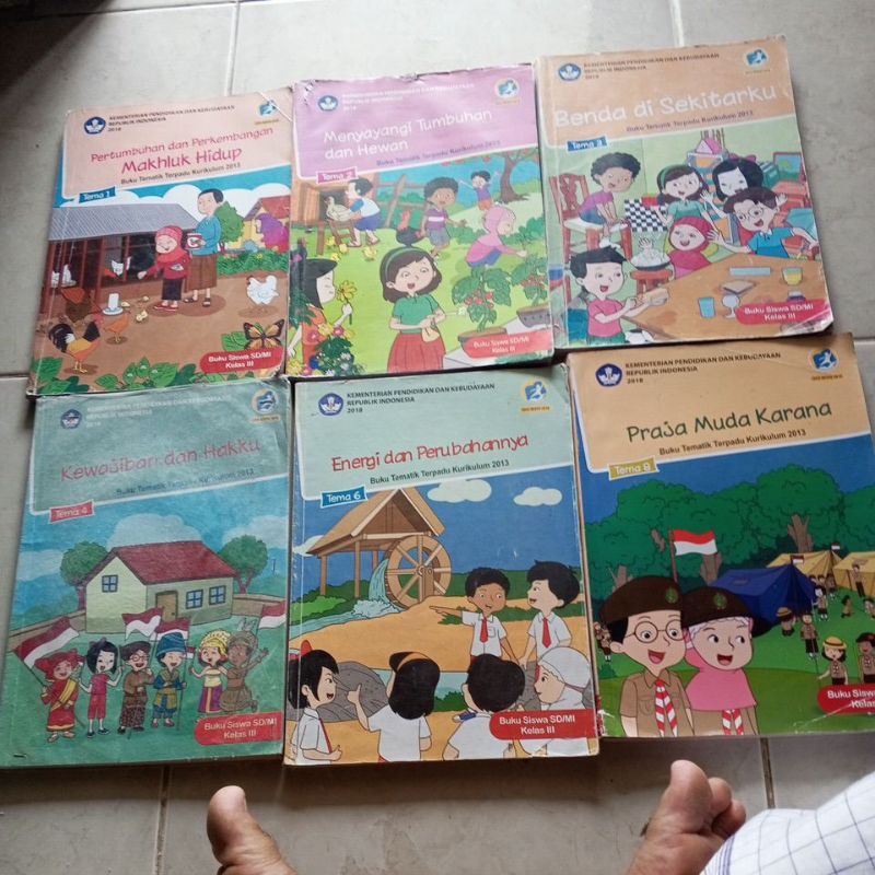 Jual BUKU TEMA/TEMATIK UNTUK SD KELAS 3 TEMA 1,2,3,4, 5,6,7,8 K13 ...