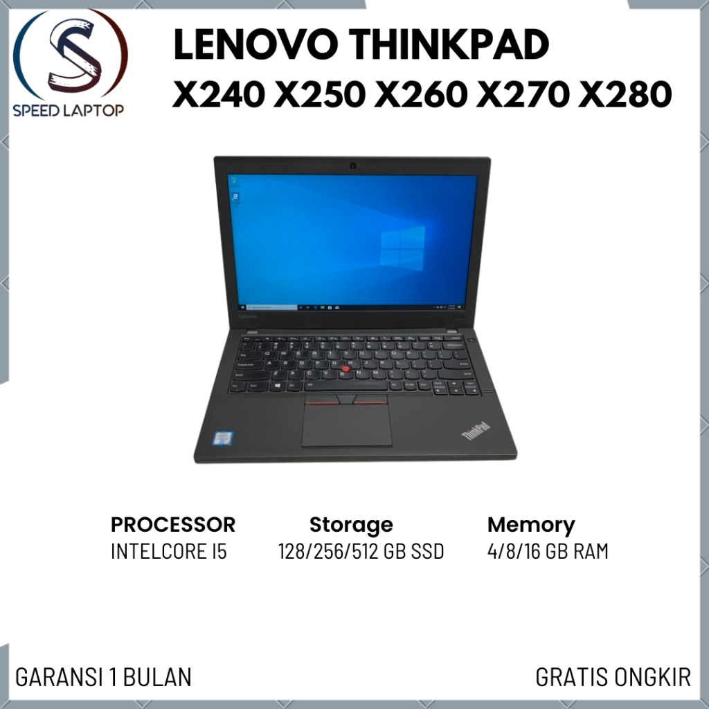 Jual Laptop Lenovo Thinkpad X220 X240 X250 X260 X270 X280 Laptop Sekolah Laptop Kerja Murah ...