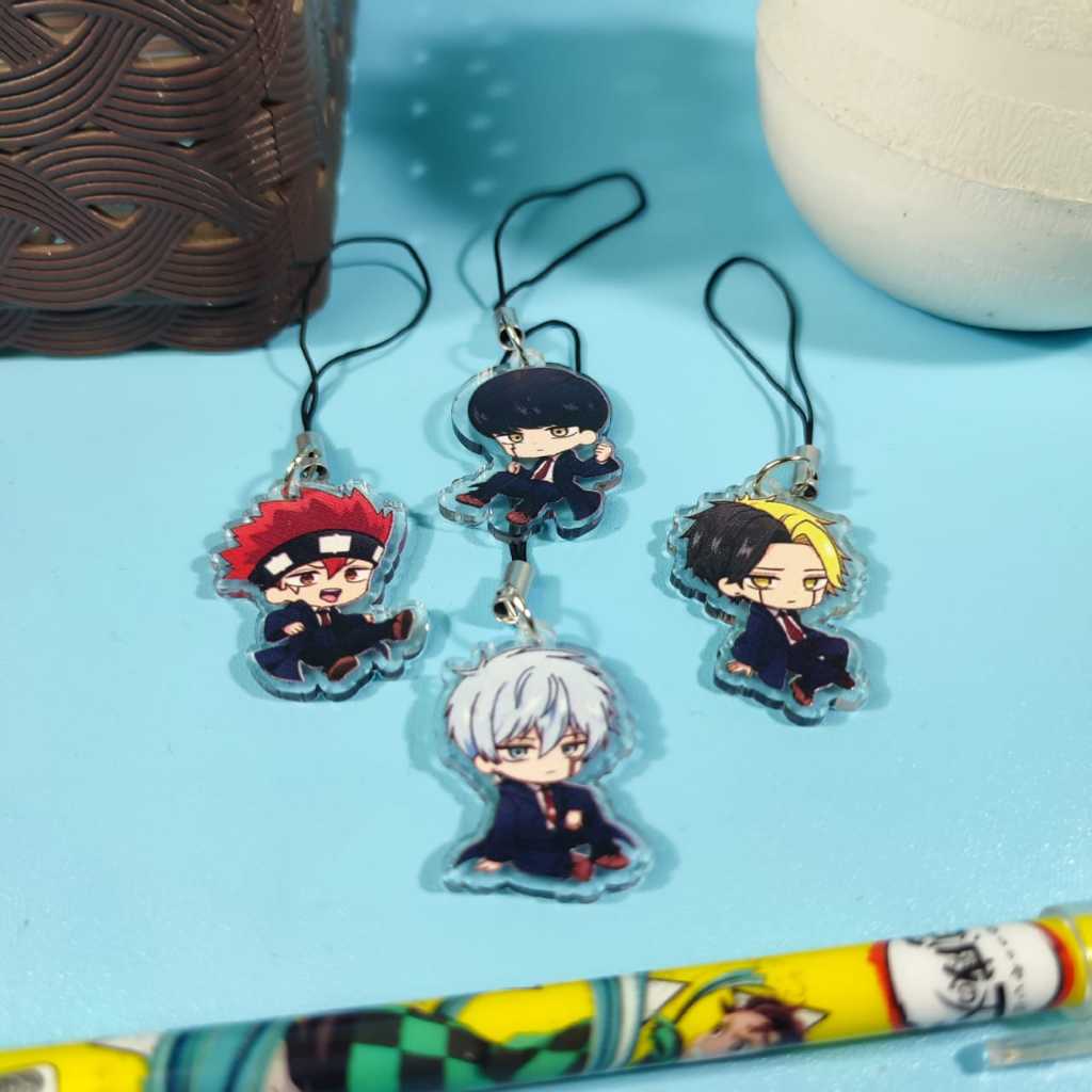 Jual Gantungan Kunci Anime Mashle: Magic and Muscles Akrilik Bening ...