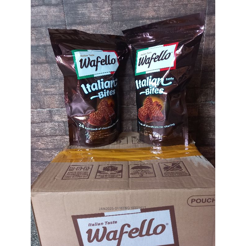 Jual Wafer Wafello Pouch 234gr Coklat | Shopee Indonesia