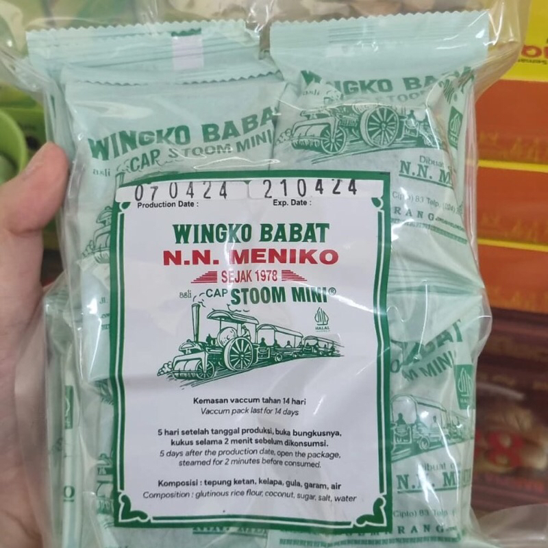 Jual Wingko Babat Nn Meniko Original isi 20 ( Vacuum Pack ) | Shopee ...