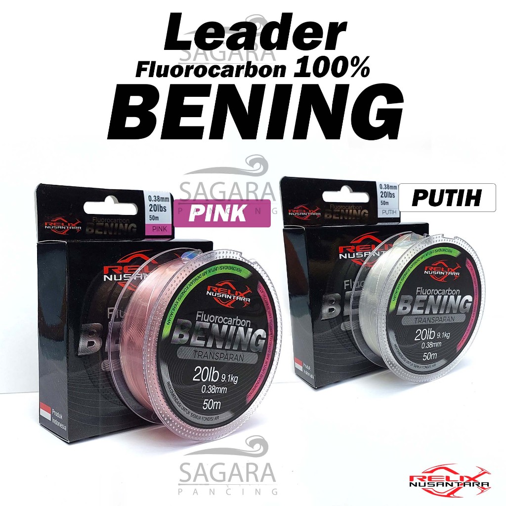 Jual Leader Bening Leader 100% Fluorocarbon Relix Nusantara | Shopee Indonesia