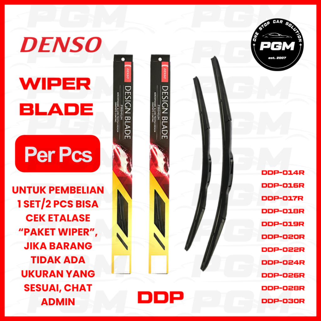 Jual Wiper Mobil Denso Hybrid DDP 14 - 30 inch | Shopee Indonesia