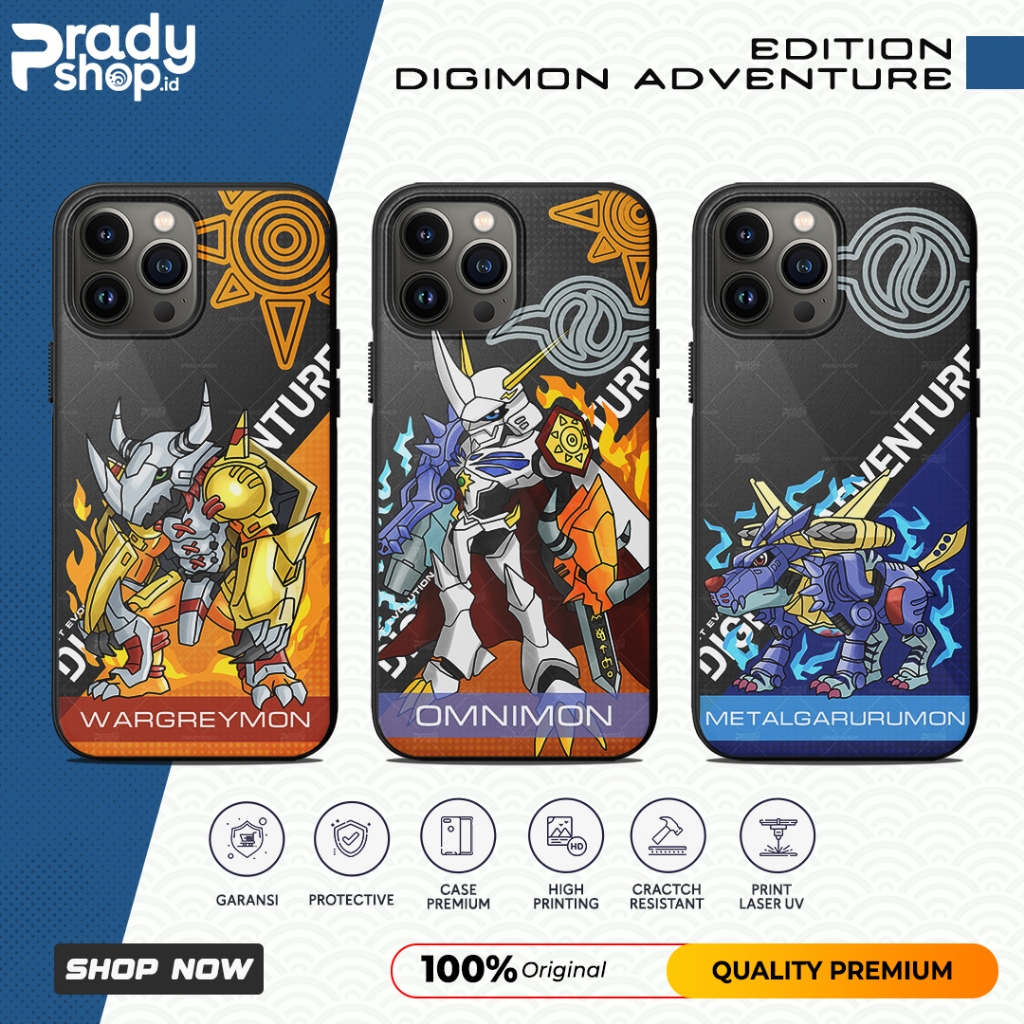 Jual Custom Case Phone Case Design - Digimon Adventure Evolution ...