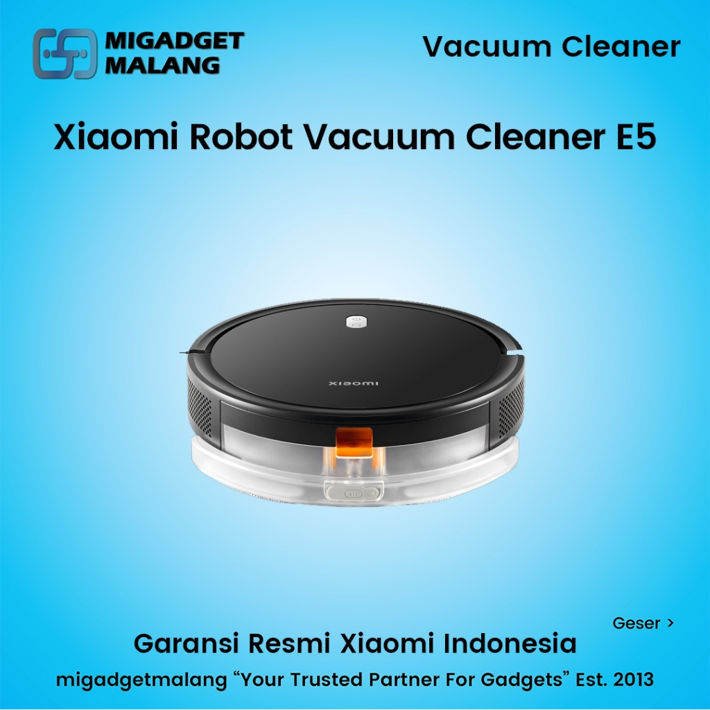 Jual Xiaomi Robot Vacuum Cleaner E5 2000Pa Penyedot Debu Alat Pel ...