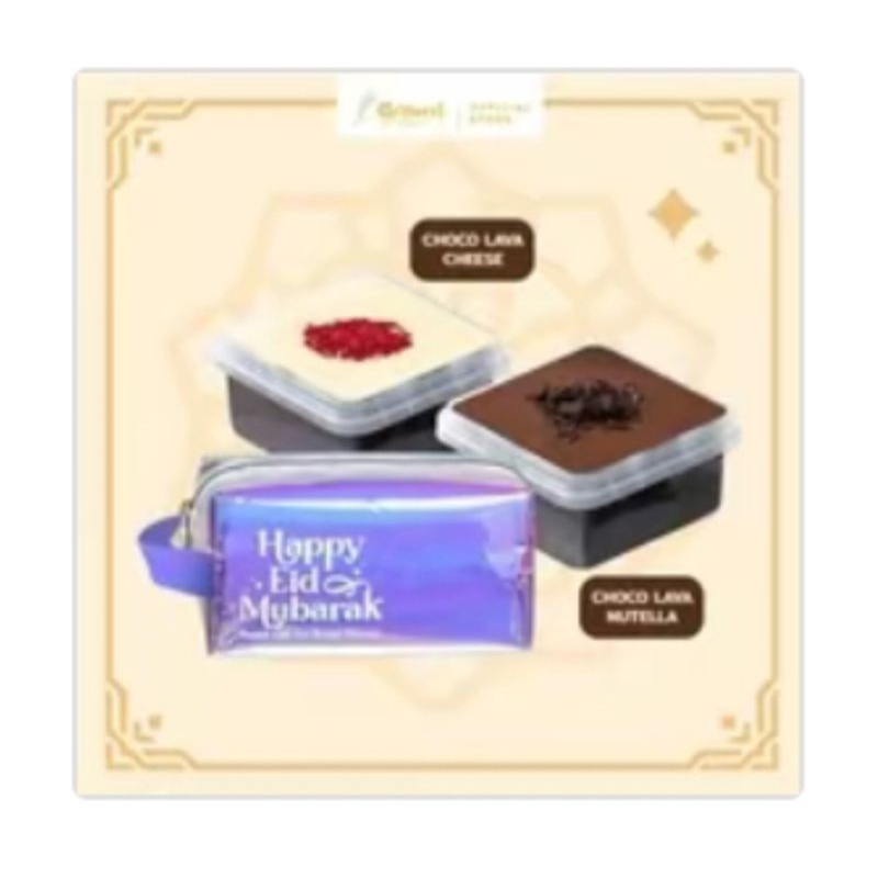 Jual (Hampers Exclusive Hologram) Choco lava belgium & Choco lava ...