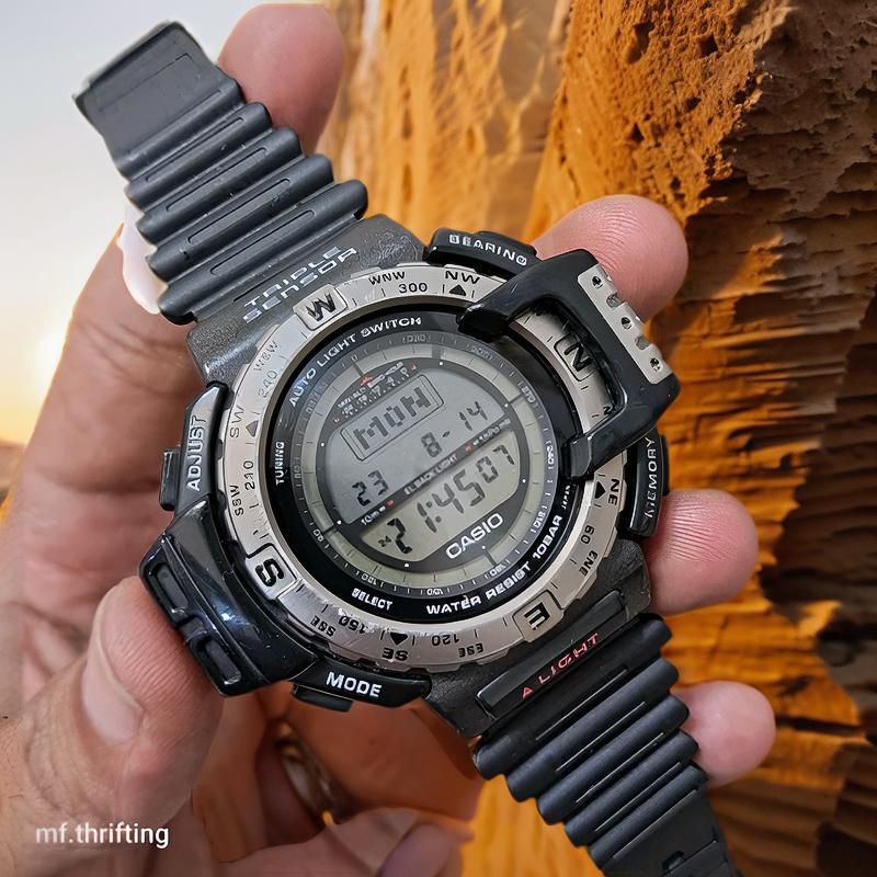 Jual Jam Tangan Bekas Original Casio PROTREK PRT-40 | Shopee Indonesia