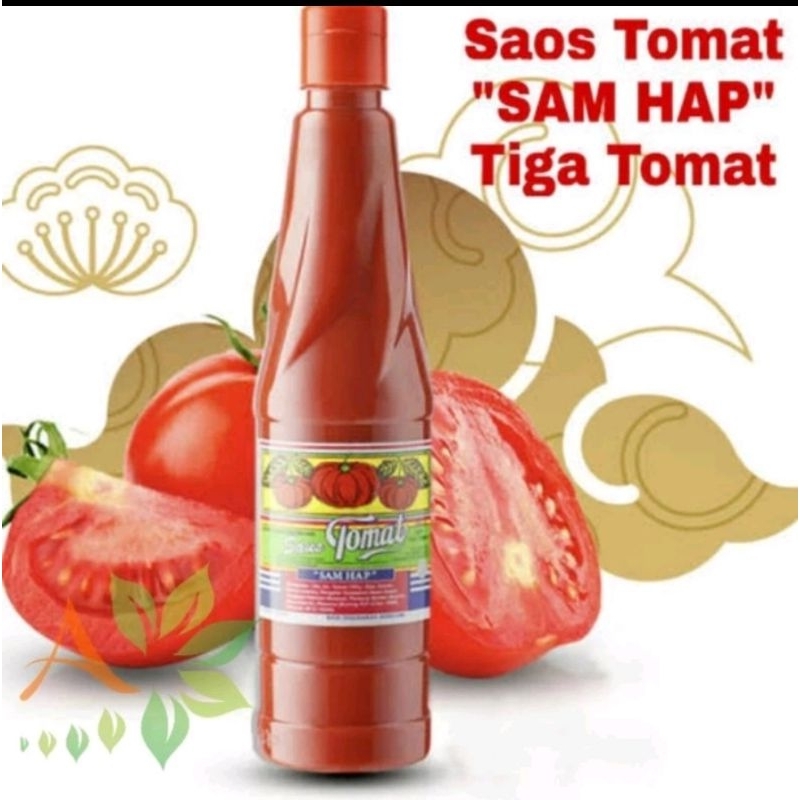 Jual Samhap Saus Tomat 600 ml Halal MUI Exp. Feb 25 (isi 12 Botol ...