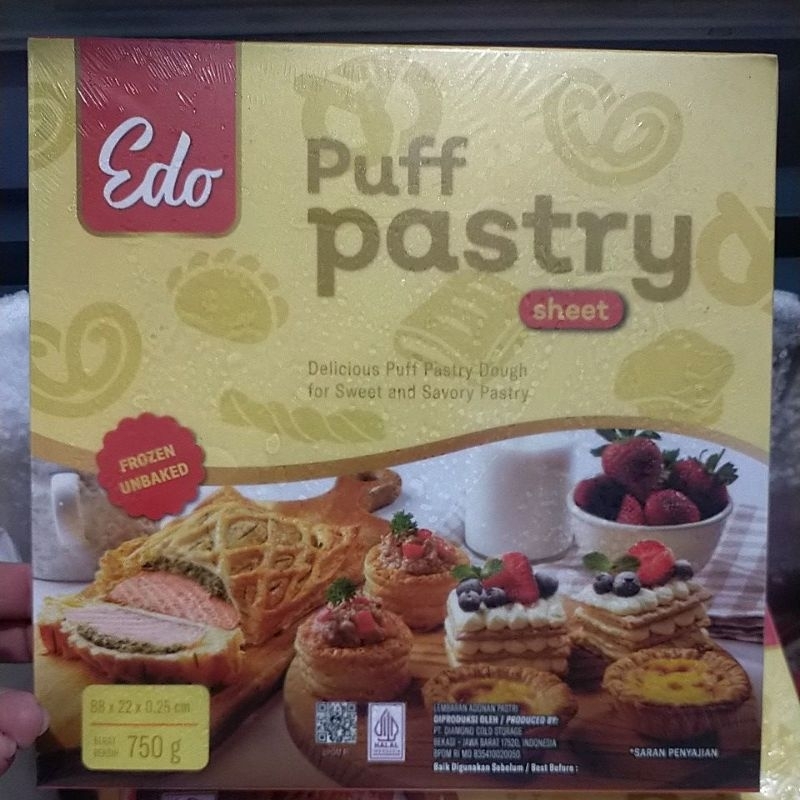 Jual Edo Puff Pastry Sheet 750 gr | Shopee Indonesia