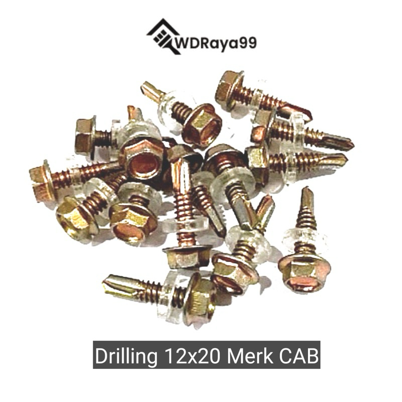 Jual Sekrup Drilling 12x20 / Drilling Baja Ringan 12x20 CAB | Shopee ...