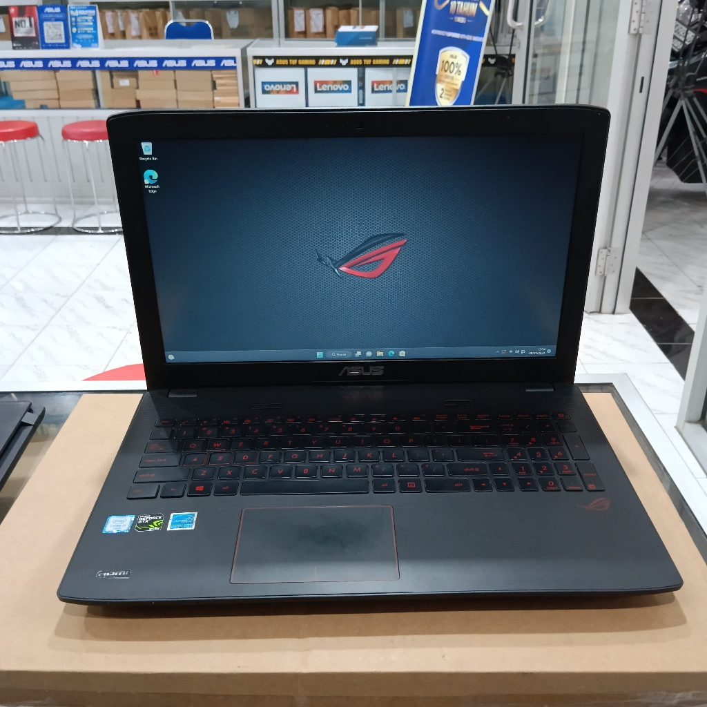 Jual Laptop ASUS ROG GL552VX INTEL CORE I7 16/SSD 128GB + HDD 1TB MULUS ...