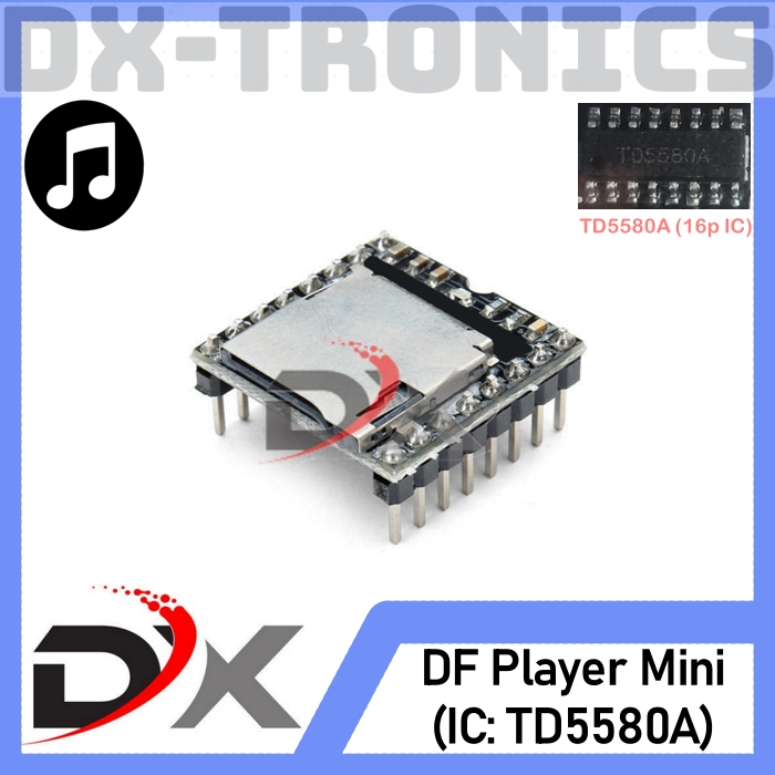 Jual Module MP3 Player DFplayer Mini Speaker DF Player MP3-TF-16P ...