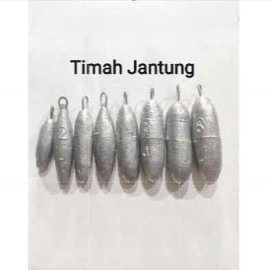 Jual Timah / Bandul Pancing Jantung Harga Grosir Per KG Kilogram ...