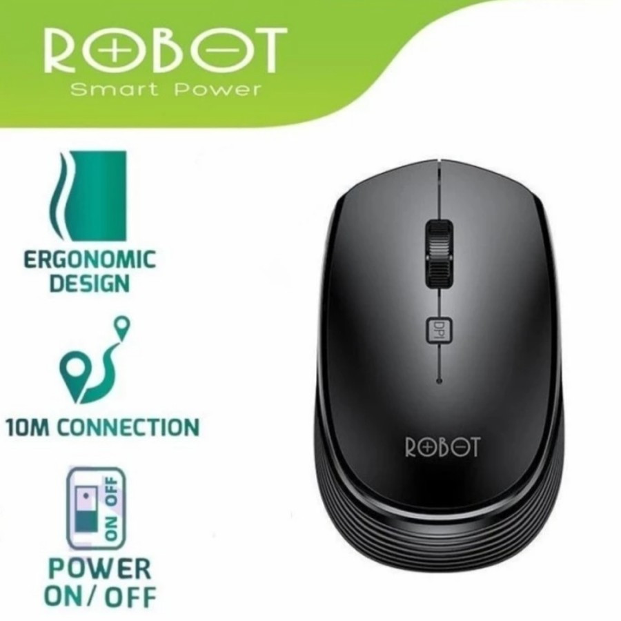 Jual Mouse Robot M205 Wireless Mouse Optical 2.4Ghz 1600DPI | Shopee Indonesia