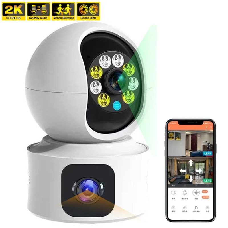 Jual Ip Camera Wireless 8Mp Full HD 1080p Cctv Mini Cctv WIFI V380 PRO ...