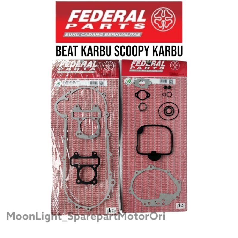 Jual PAKING FULL SET BEAT KARBU OLD SCOOPY KVY GASKET CVT BAK BLOK MESIN KARET HEAD KOMPLITE ...